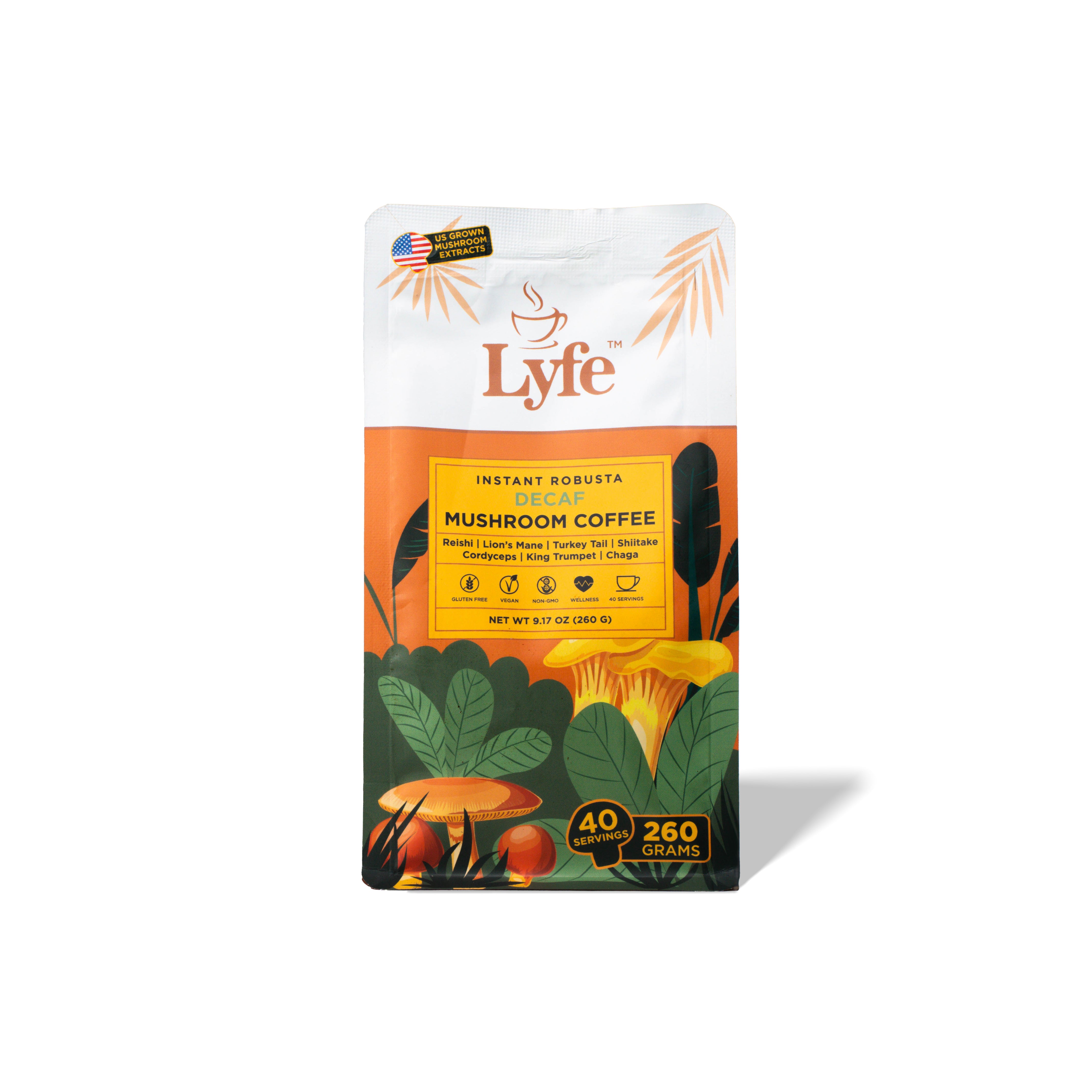 Single Serve Sample Lyfe Mushroom Coffee - Caffeine Free – Lyfe Brew